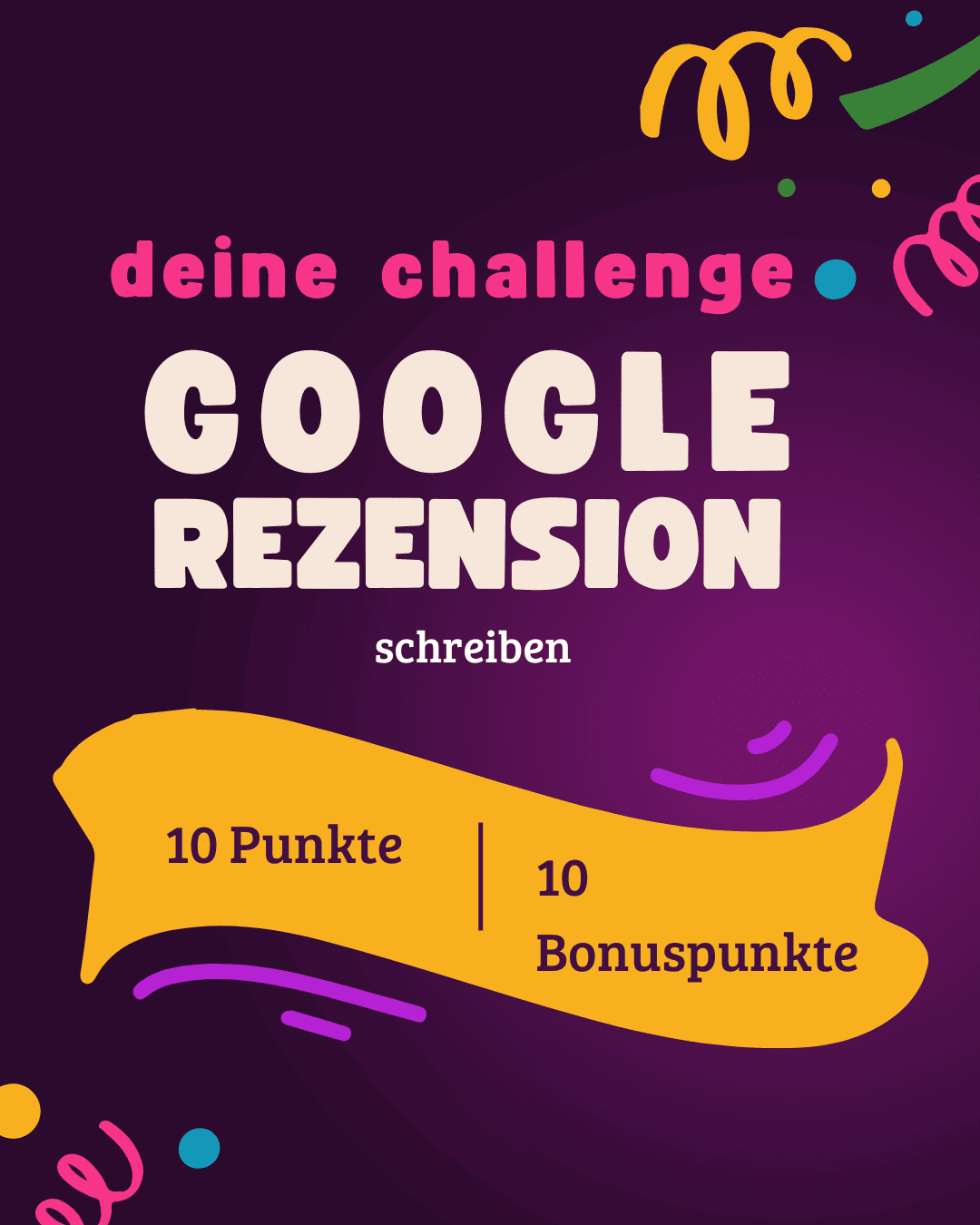 Schreibe eine Google Rezension für unsere Plattform - Gratify